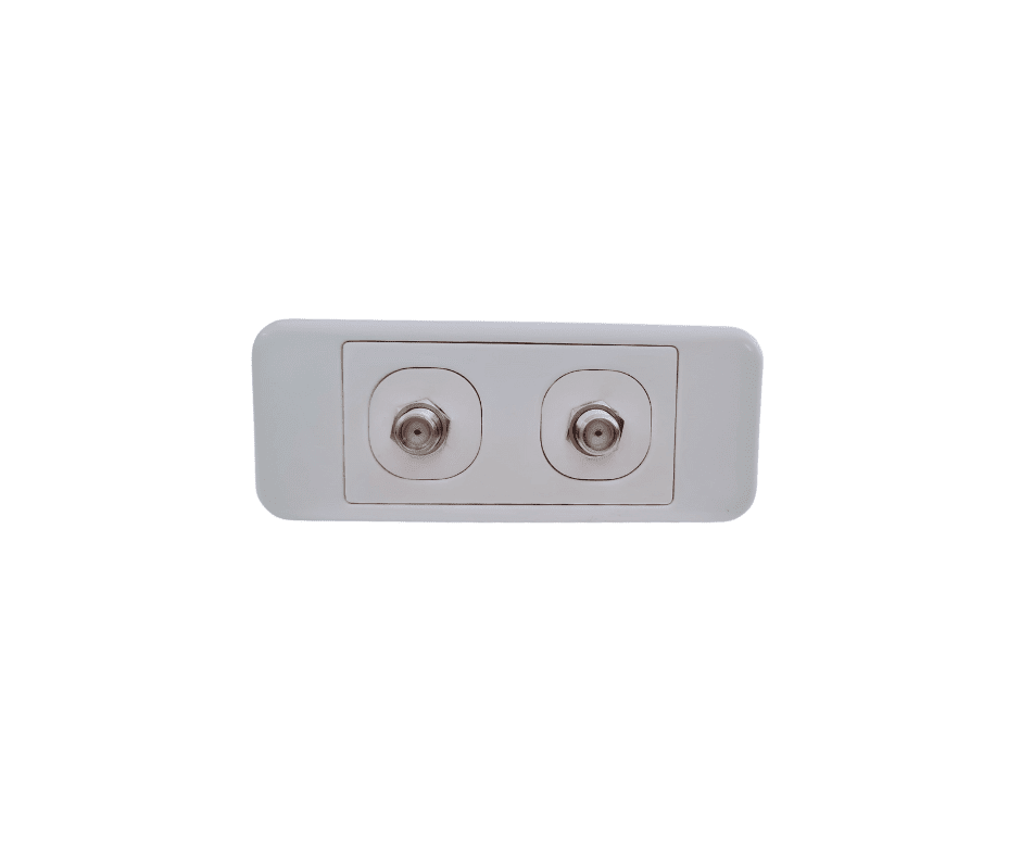 Dual Antenna Wall Plate for Caravan 5cm | RFShop Australia