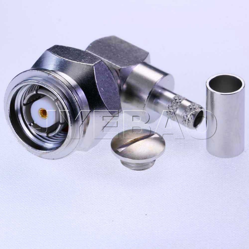 RP TNC (M) Plug Right Angle for RG58/LMR195 | RFShop Australia