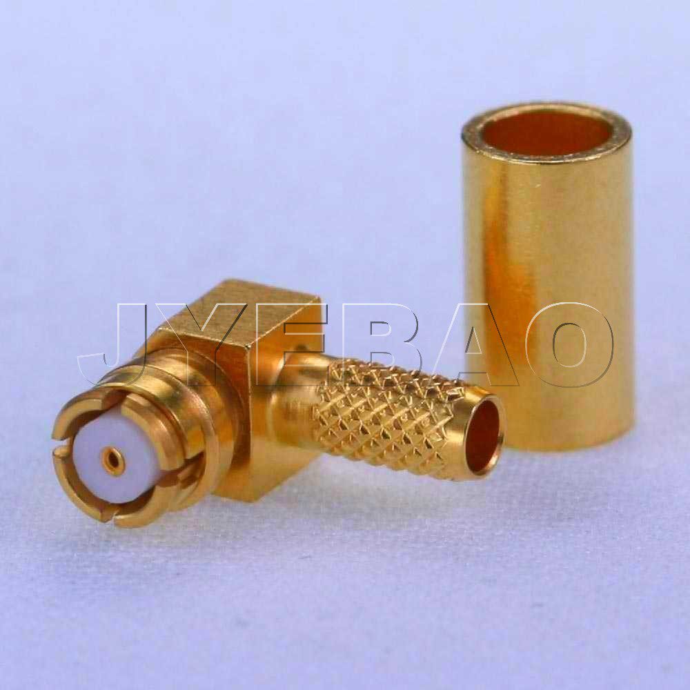 SMP jack crimp right angle for LMR100 | RFShop Australia