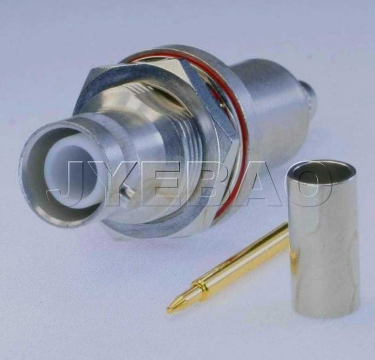 SHV jack crimp bulkhead for RG58, LMR195 | RFShop Australia