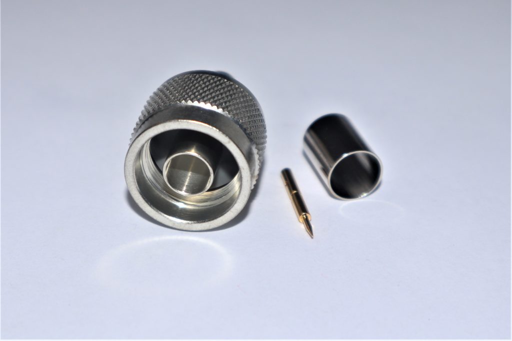 N plug crimp for RG6 | RFShop Australia