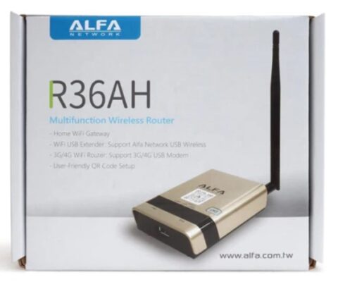 Alfa Networks R36AH 11n 2×2 2.4GHz Router + USB Port | RFShop Australia